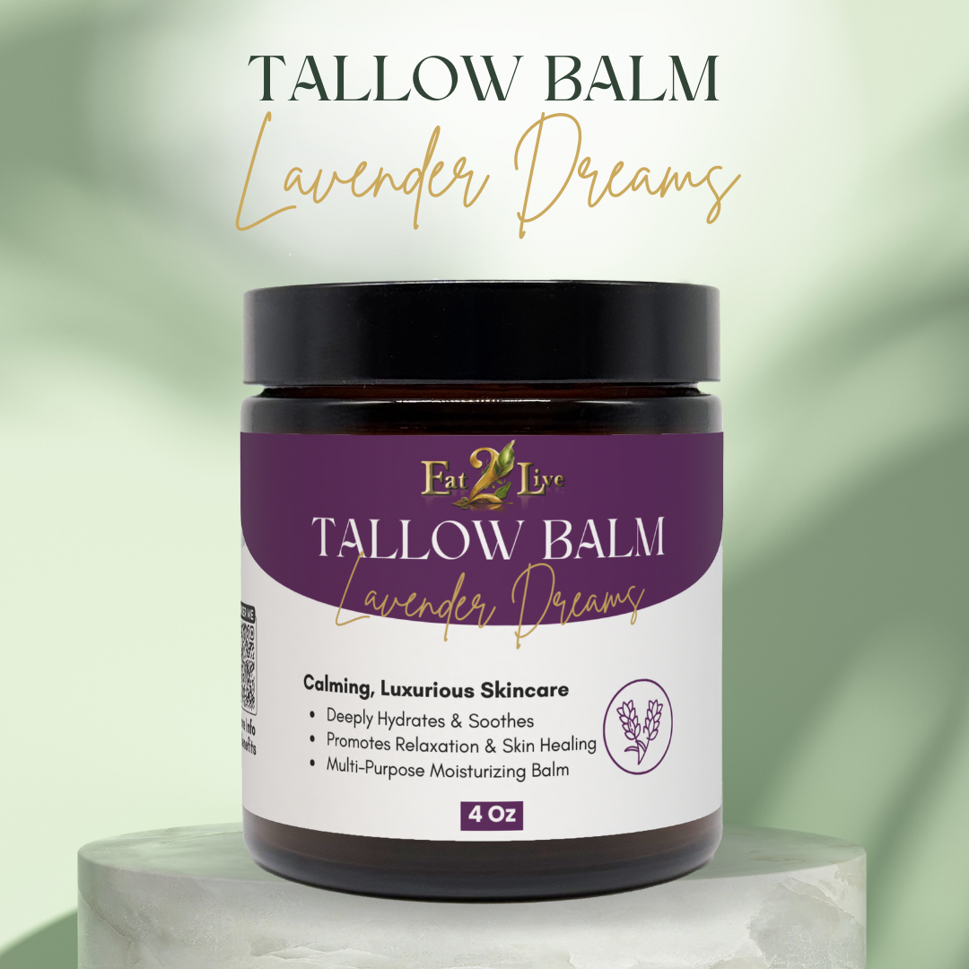 Calming Lavender Dreams Whipped Tallow Balm | Natural Beauty Care – Eat ...