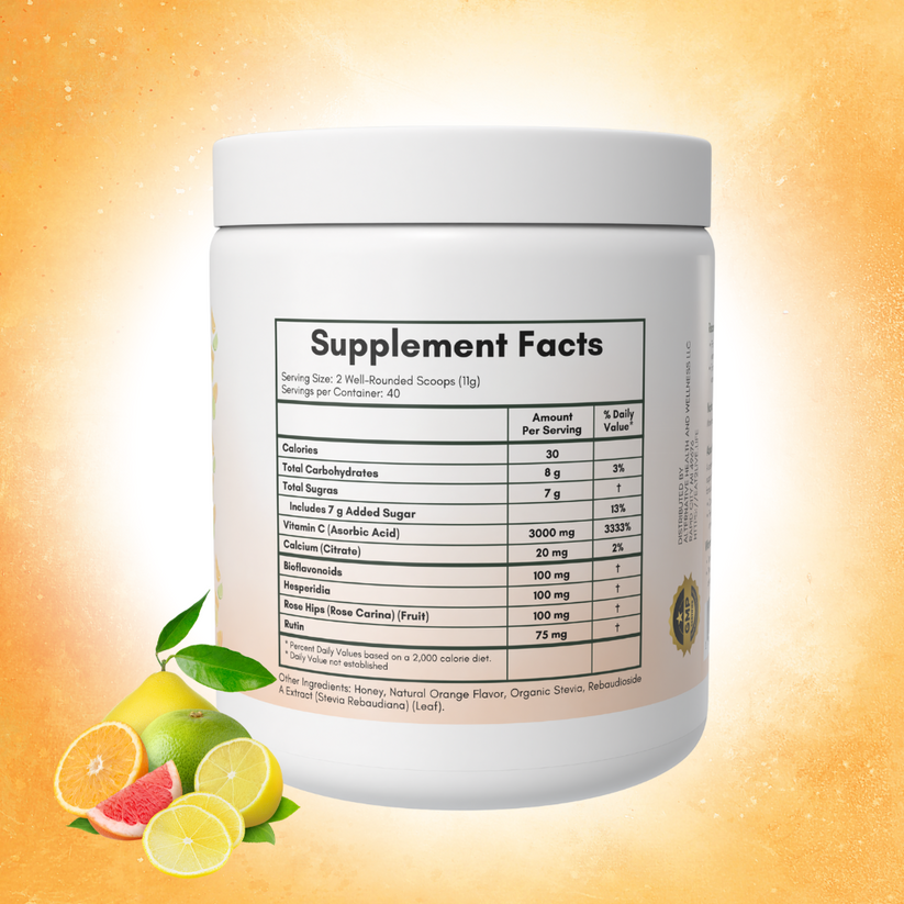 Boost Immunity & Radiance with Vital C+ Powder – Eat 2 Live